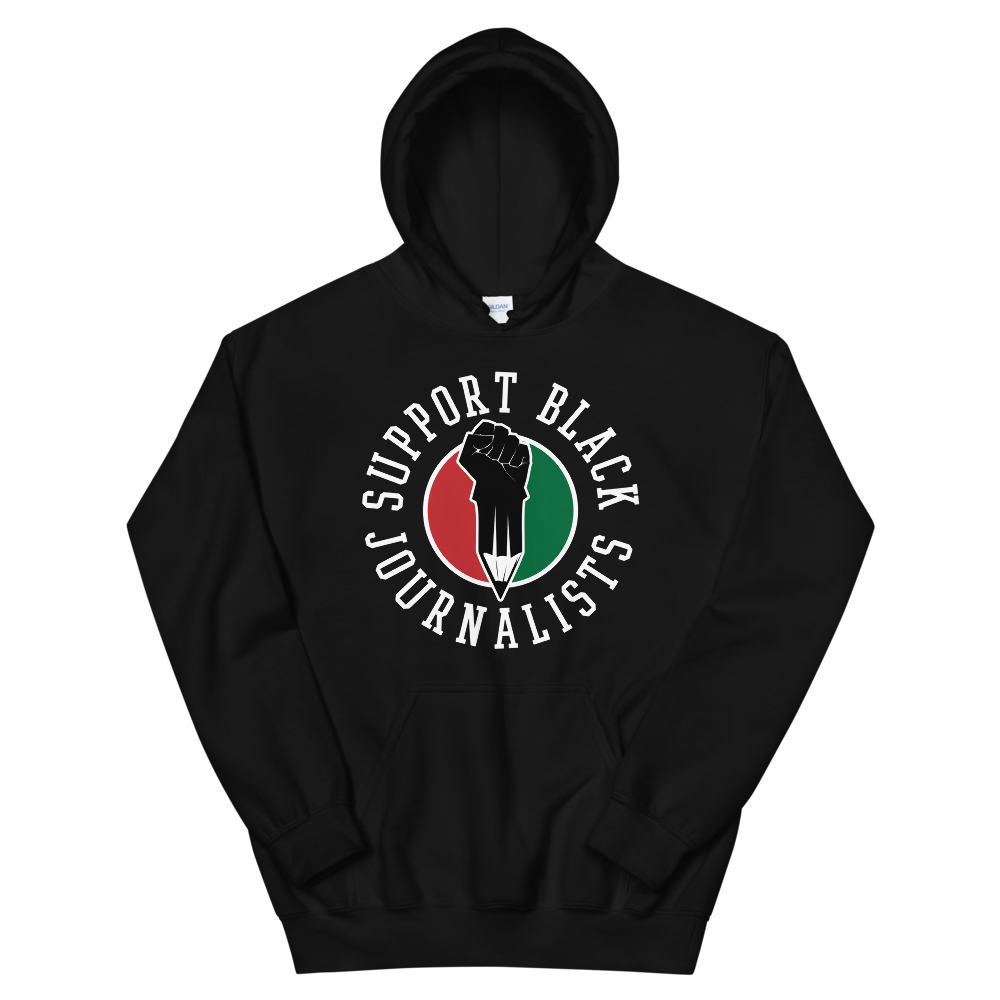 Support Black Journalists (Dark) Hoodie | Jemelestore.com